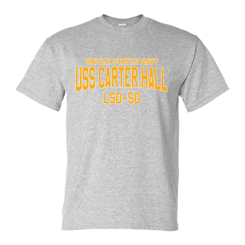 USS Carter Hall LSD-50 T-Shirt - Active Service US Navy Ship T-Shirts ...