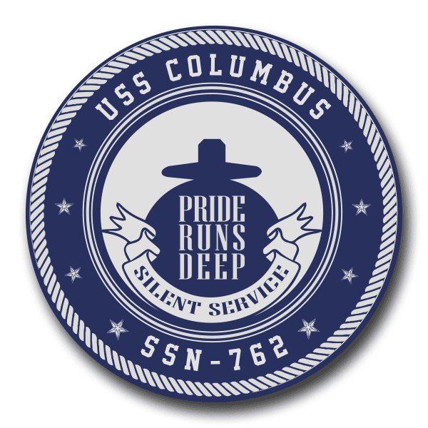 USS Columbus SSN-762 Decal - US Navy Submarine Decals - PriorService.com