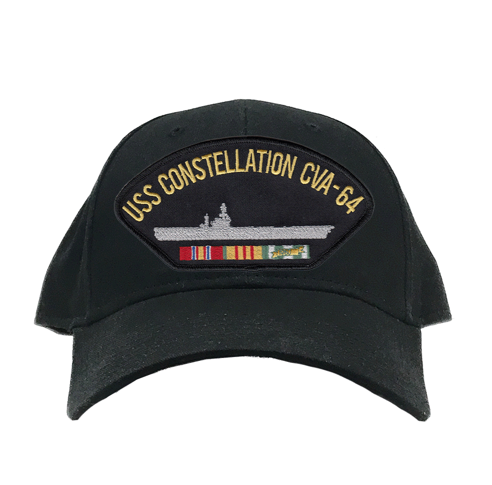 USS Constellation CVA-64 Vietnam Ball Cap - US Navy Aircraft Carrier ...