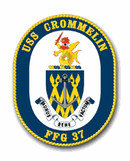 USS Crommelin FFG-37 Vinyl Transfer Decal - US Navy Guided Missile ...