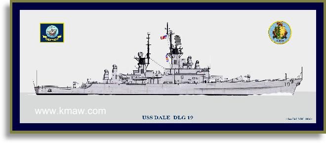 USS Dale DLG-19 Print - Destroyers A-F - PriorService.com