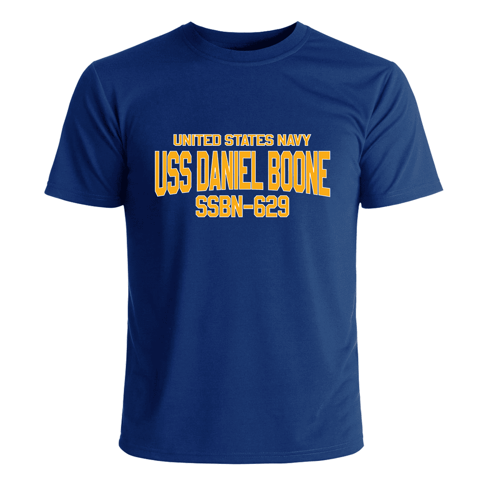 USS Daniel Boone SSBN-629 T-Shirt - New US Navy Submarine T-Shirts ...
