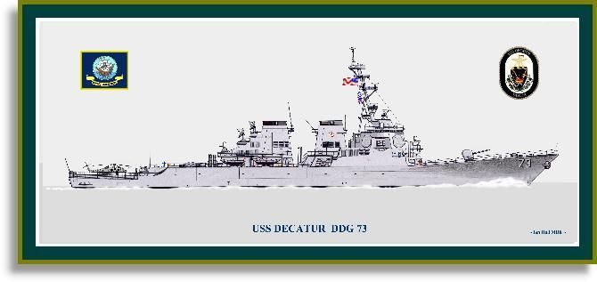 USS Decatur DDG-73 Print - Destroyers A-F - PriorService.com
