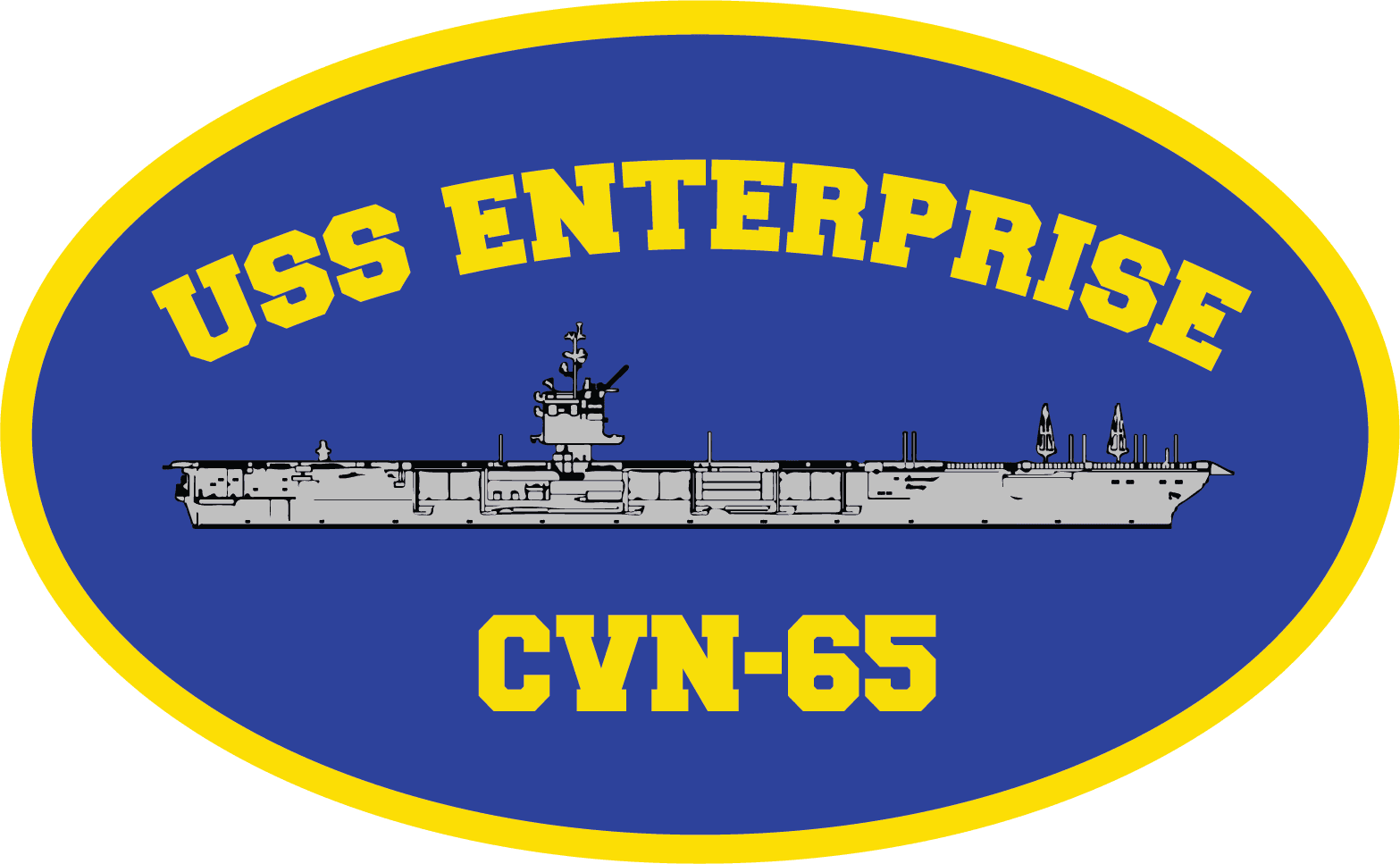 USS Enterprise CVN-65 Decal - US Navy Aircraft Carrier Decals ...