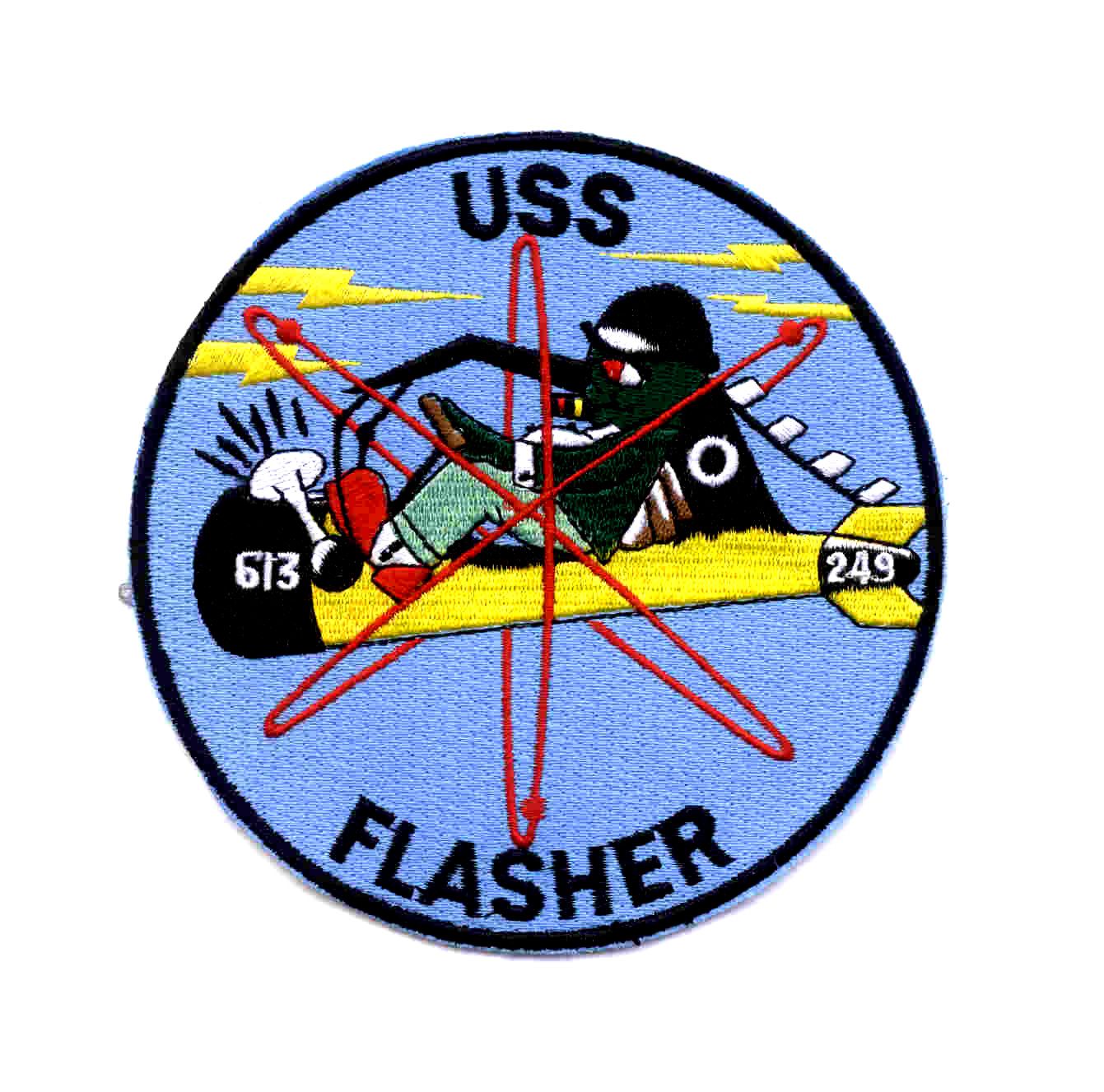 USS Flasher SSN-613 Patch - Submarines 600-699 - PriorService.com