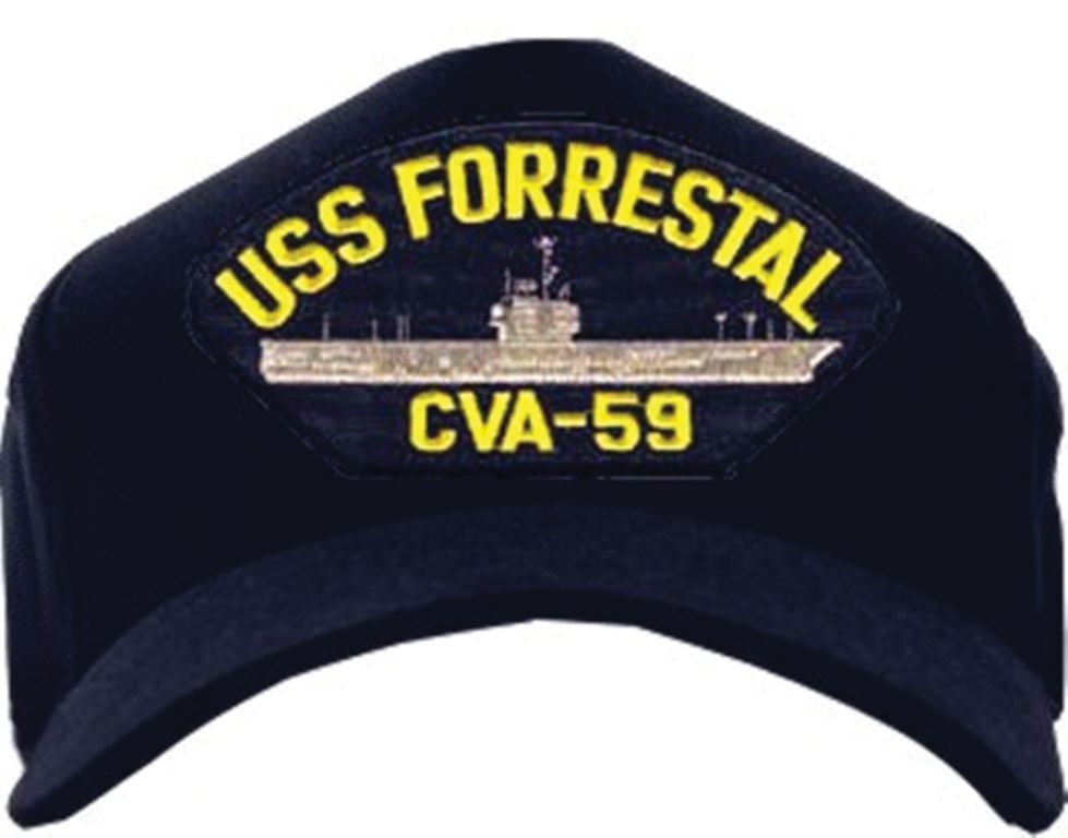 USS Forrestal CVA-59 Cap