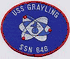 USS Grayling SSN 646 Patch - Submarines 600-699 - PriorService.com