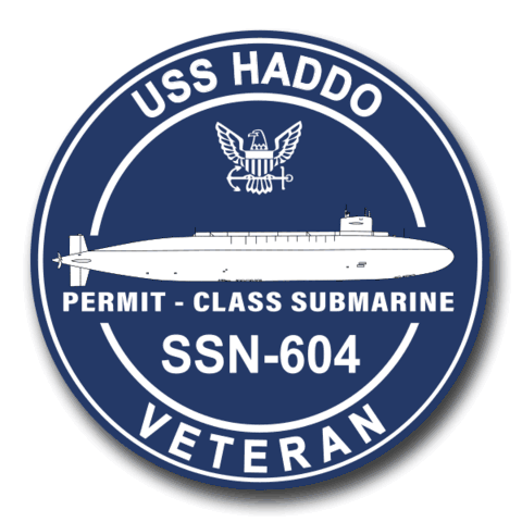 USS Haddo SSN-604 Silhouette Veteran Decal - US Navy Submarine Veteran Decals - PriorService.com