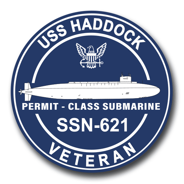 USS Haddock SSN-621 Silhouette Veteran Decal - US Navy Submarine ...