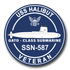USS Halibut SSN-587 Silhouette Veteran Decal - US Navy Submarine ...