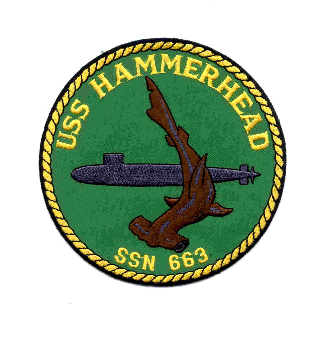 USS Hammerhead SSN-663 Patch - Submarines 600-699 - PriorService.com