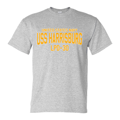 USS Harrisburg LPD-30 T-Shirt - Active Service US Navy Ship T-Shirts ...