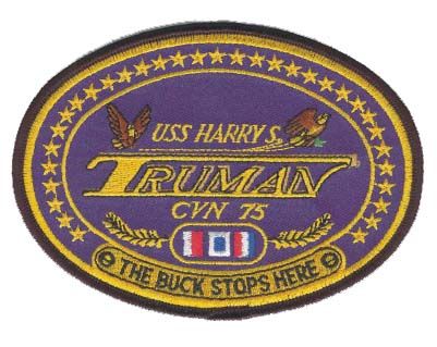 USS Harry S. Truman CVN 75 Patch - USS Harry S. Truman CVN-75 ...