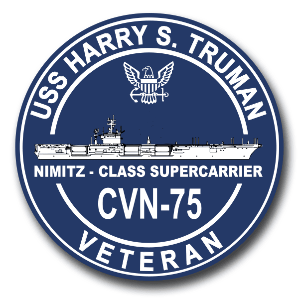 USS Harry S. Truman CVN-75 Veteran Decal - US Navy Aircraft Carrier ...