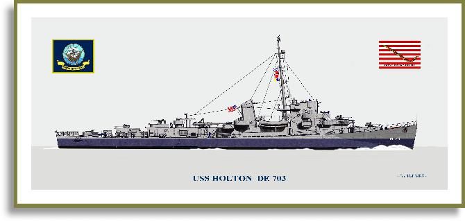 USS Holton DE-703 - Destroyers G-M - PriorService.com
