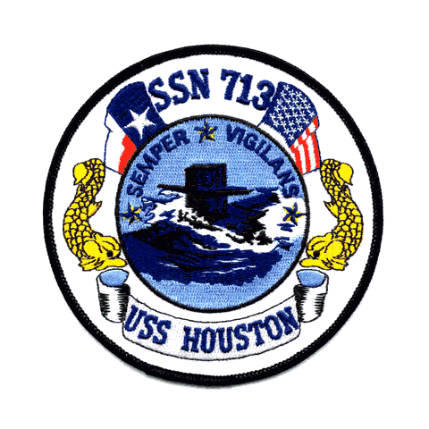 USS Houston SSN-713 Patch - Submarines 700-749 - PriorService.com