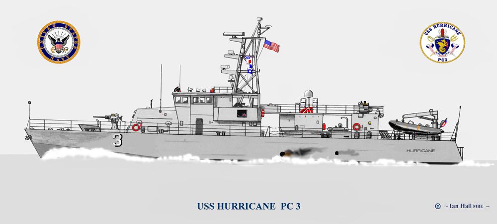 USS Hurricane PC-3 - Other Ship Prints - PriorService.com