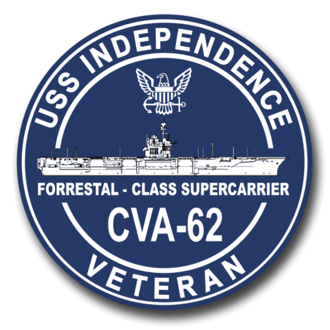 USS Independence CVA-62 Veteran Decal - US Navy Aircraft Carrier ...
