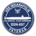 USS Indianapolis SSN-697 Silhouette Veteran Decal - US Navy Submarine ...