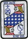 USS Jack SSN 605 - Playing card Jack Patch - Submarines 600-699 ...