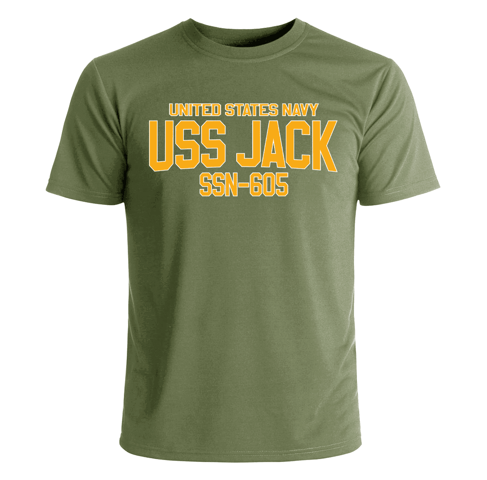 USS Jack SSN-605 T-Shirt - New US Navy Submarine T-Shirts ...