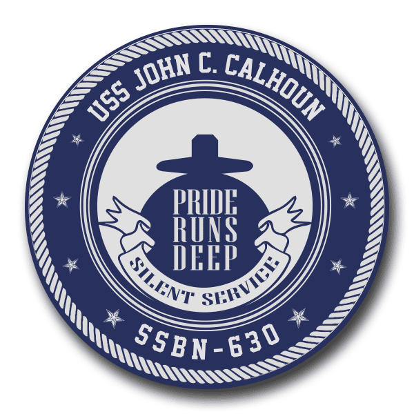 USS John C Calhoun SSBN-630 Decal - US Navy Submarine Decals ...