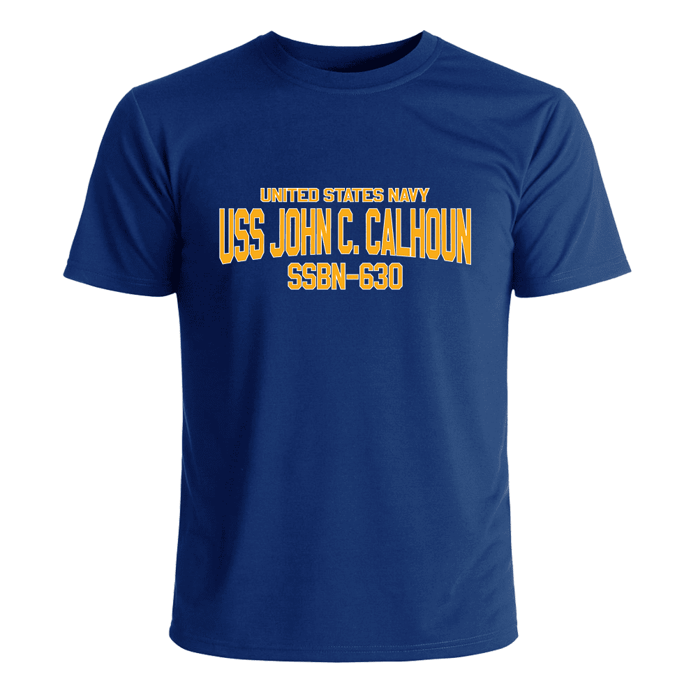 USS John C. Calhoun SSBN-630 T-Shirt - New US Navy Submarine T-Shirts ...