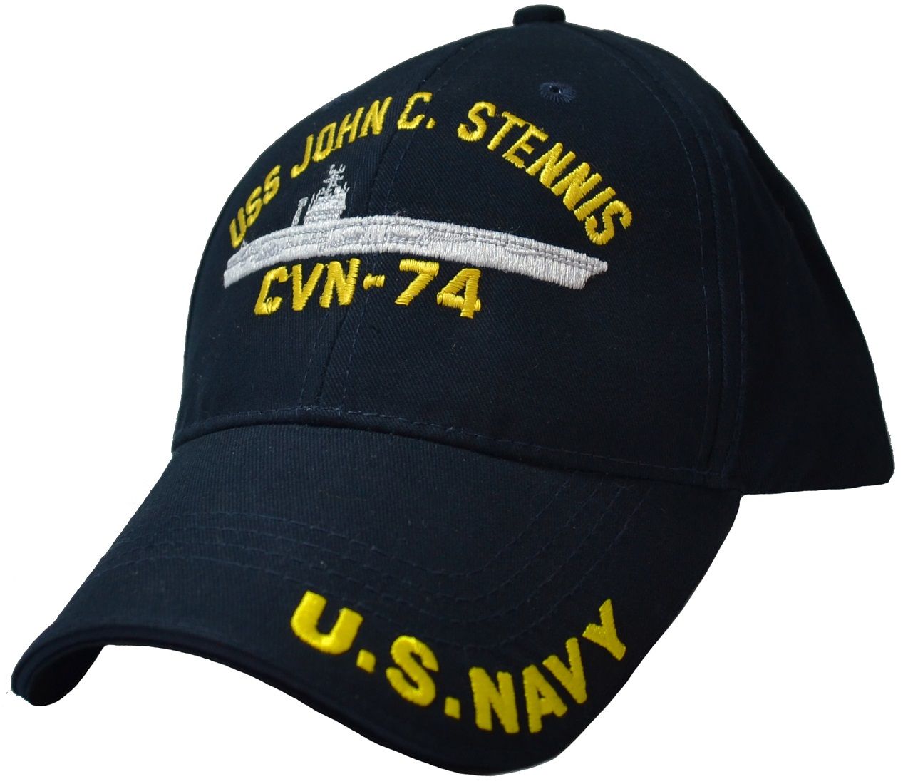USS John C. Stennis CVN-74 Low Profile Cap - US Navy Low Profile Caps ...
