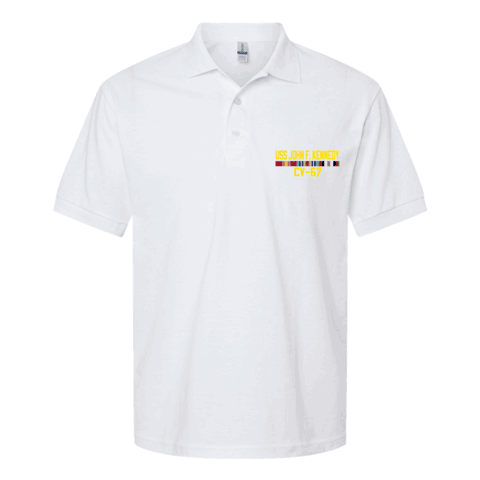 USS John F. Kennedy CV-67 Afghanistan Polo Shirt - US Navy Aircraft ...