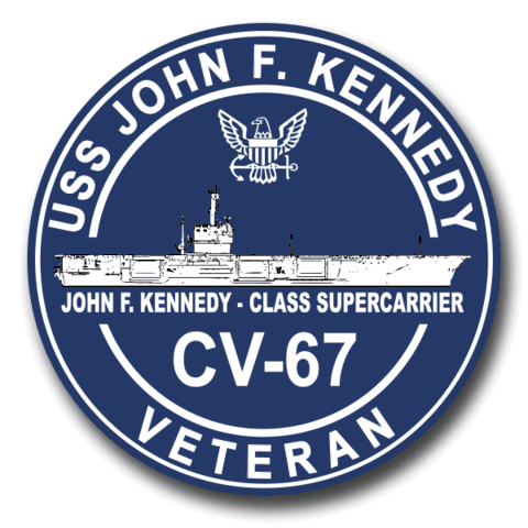 USS John F. Kennedy CV-67 Veteran Decal - US Navy Aircraft Carrier ...