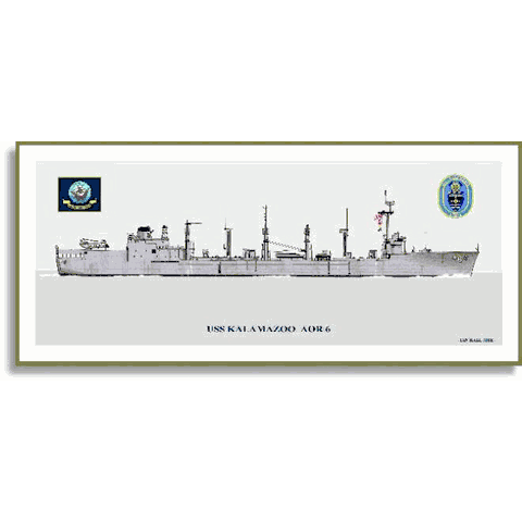 USS Kalamazoo AOR-6 Print - Other Ships G-M - PriorService.com