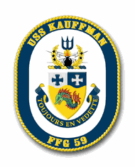 USS Kauffman FFG-59 Vinyl Transfer Decal - US Navy Guided Missile ...
