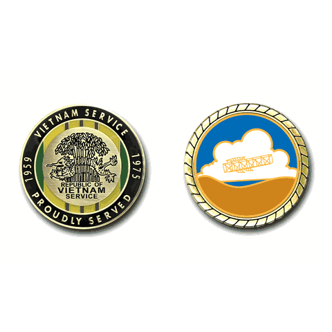 USS Kitty Hawk CVA-63 Vietnam Service Challenge Coin - US Navy Aircraft ...