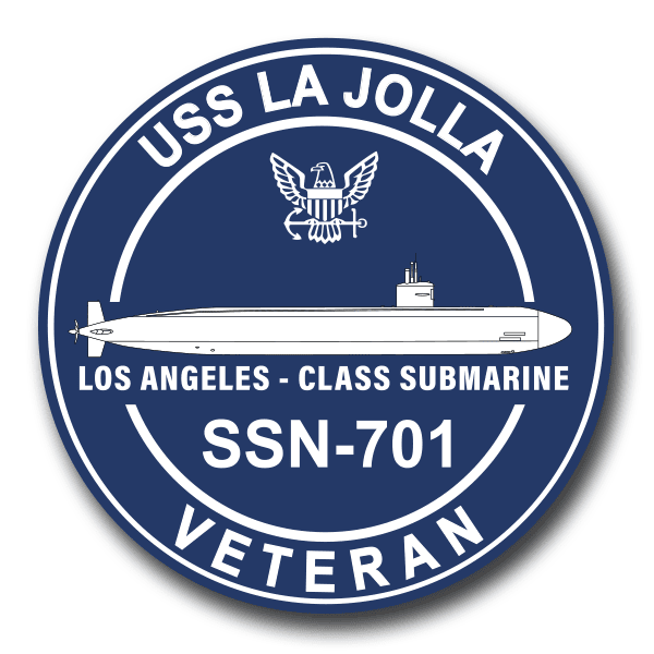 USS La Jolla SSN-701 Silhouette Veteran Decal - US Navy Submarine ...
