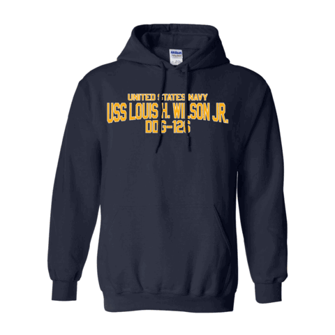 USS Louis H. Wilson Jr. DDG-126 Hooded Sweatshirt - New US Navy ...