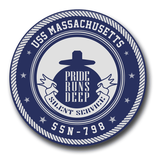 USS Massachusetts SSN-798 Decal - US Navy Submarine Decals ...