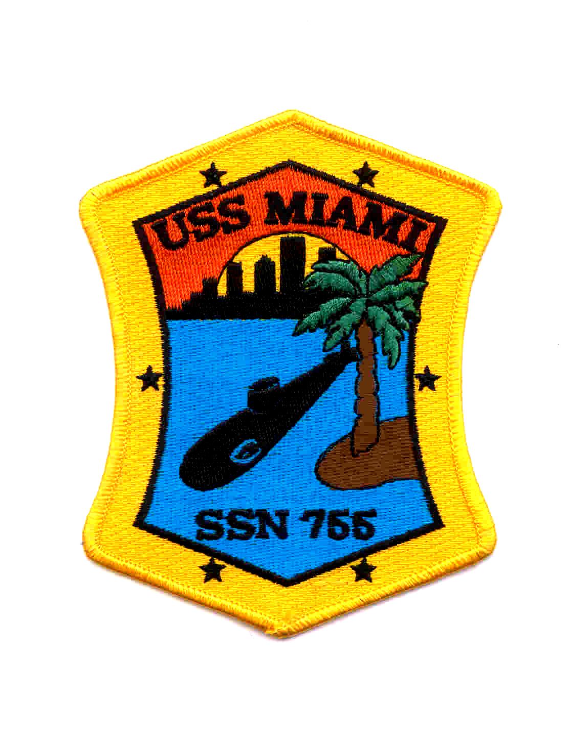USS Miami SSN-755 Patch - Submarines 750-799 - PriorService.com