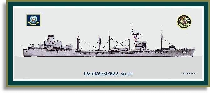 USS Mississinewa AO-144 Print - Other Ships G-M - PriorService.com