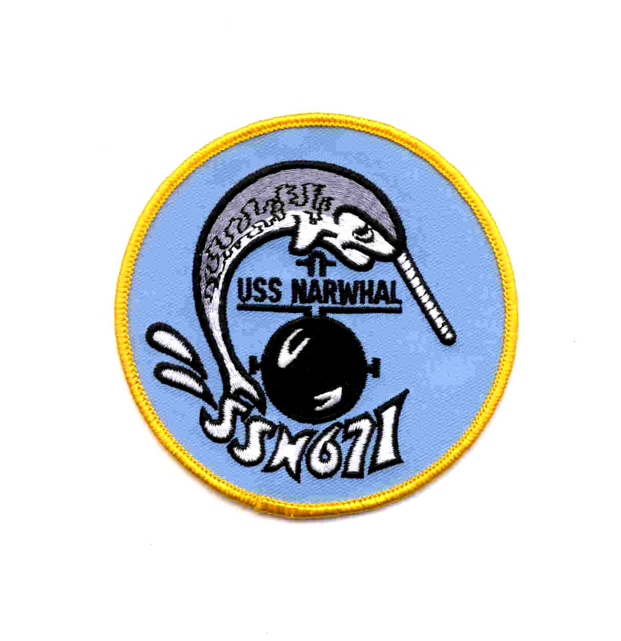 USS Narwhal SSN-671 Patch - Submarines 600-699 - PriorService.com