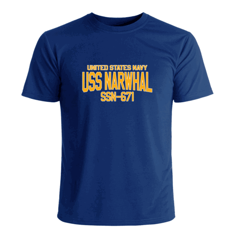 USS Narwhal SSN-671 T-Shirt - New US Navy Submarine T-Shirts ...