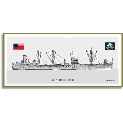USS Neosho AO-48 Print - Other Ships N-R - PriorService.com