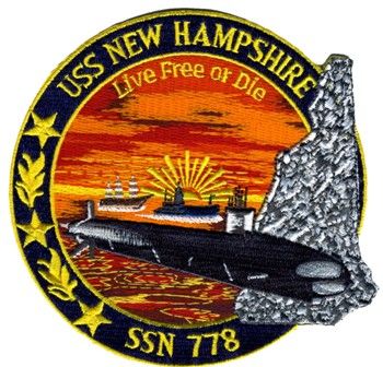 USS New Hampshire SSN 778 Patch - New Ship Patches - PriorService.com