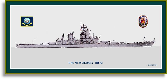 Uss New Jersey Drawing