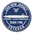 USS New Jersey SSN-796 Silhouette Veteran Decal - US Navy Submarine ...
