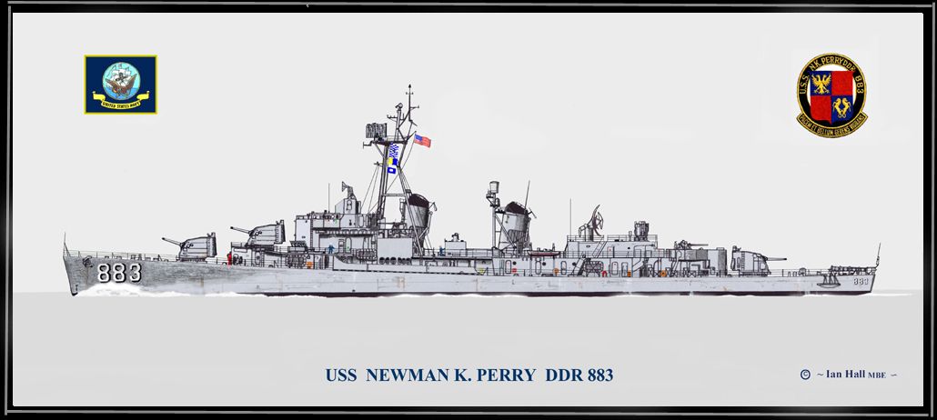 USS Newman K. Perry DDR-883 Print - Destroyer Prints - PriorService.com