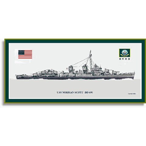 USS Norman Scott DD-690 - Destroyers N-R - PriorService.com