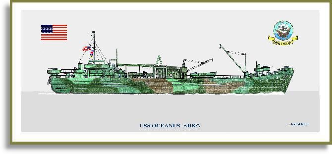 USS Oceanus ARB-2 Ship Print - New Ship Prints - PriorService.com