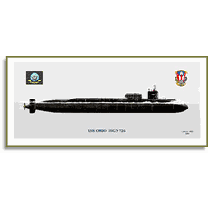 USS Ohio SSBN-726 Print - Submarines N-R - PriorService.com
