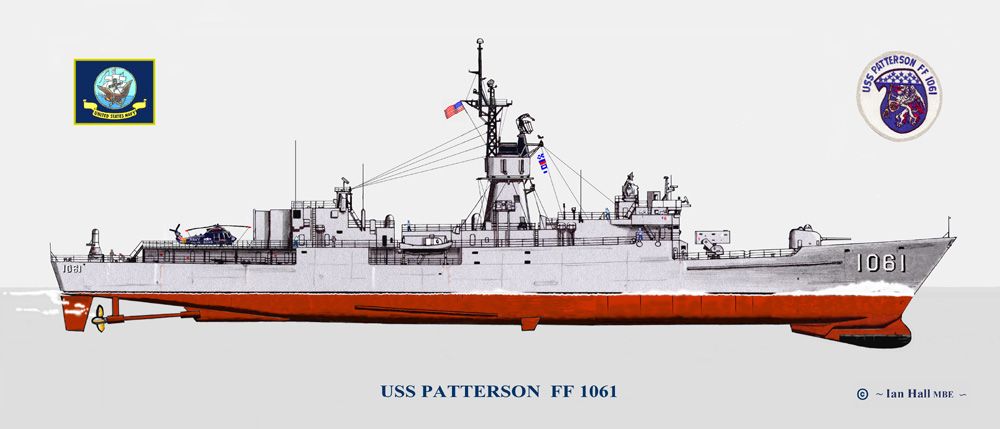 USS Patterson FF-1061 Print - Frigates N-R - PriorService.com