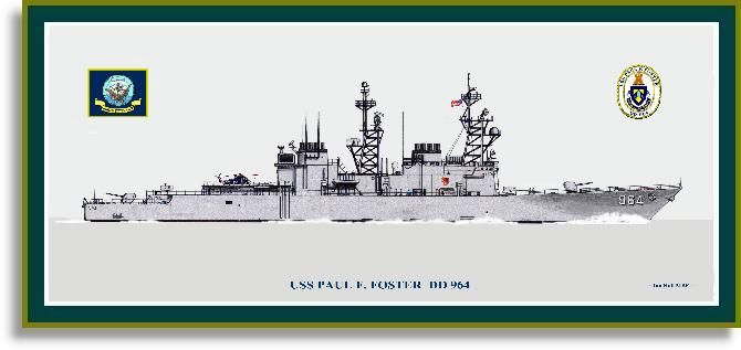 USS Paul F Foster DD 964 in 70s - Destroyers N-R - PriorService.com